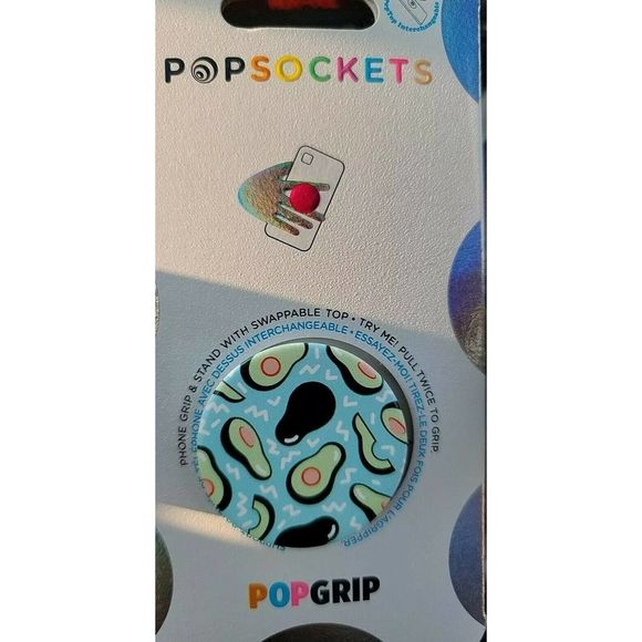 Pop Socket | Accessories | Popsocket Avocado Party Blue Holder Grip ...